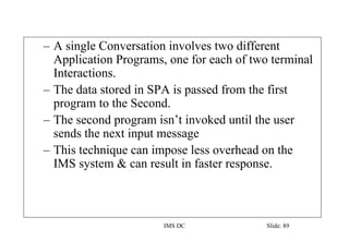 IMS DC Self Study Complete Tutorial | PDF