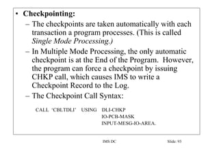 IMS DC Self Study Complete Tutorial | PDF