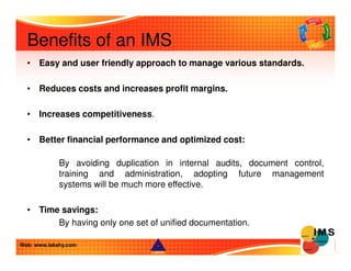 Ims integrated management system implementation steps-lakshy rev00-240914 | PDF