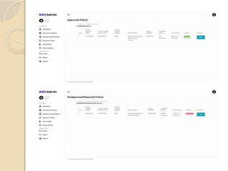 Insurance management system project PPT. | PPTX