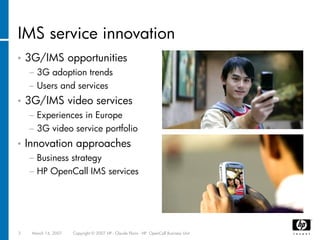 IMS Service Innovation | PDF