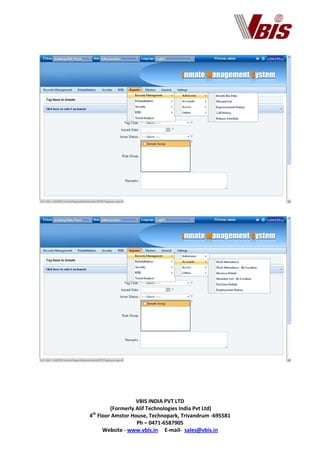Inmate Management System (IMS) | PDF