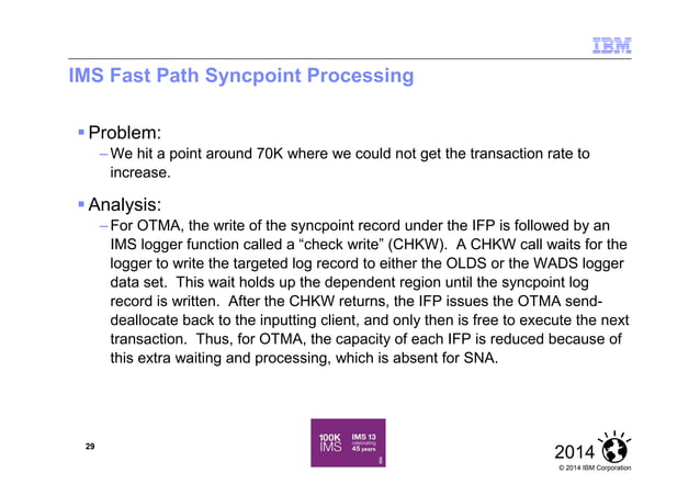 Ims05 ims 100 k benchmark | PPT