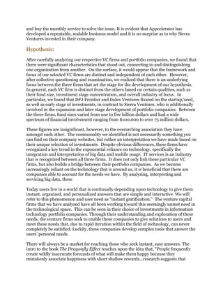 Ims333 vc paper | PDF | Venture Capital | Business Banking & Finance