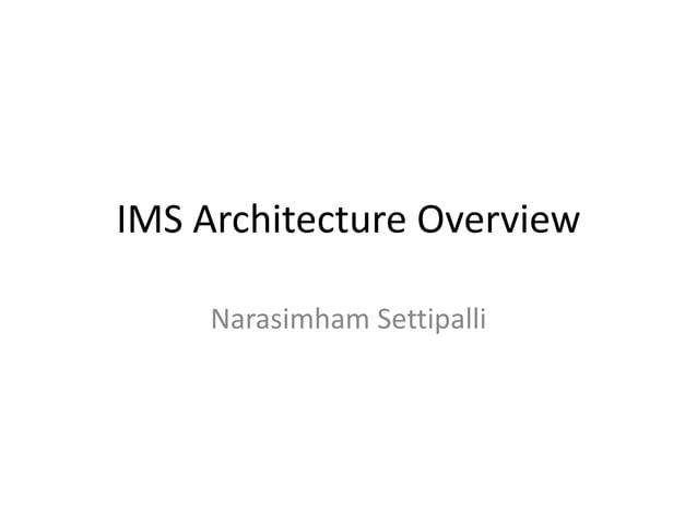 IP Multimedia Subsystem architecture overview | PDF | Internet | Computing