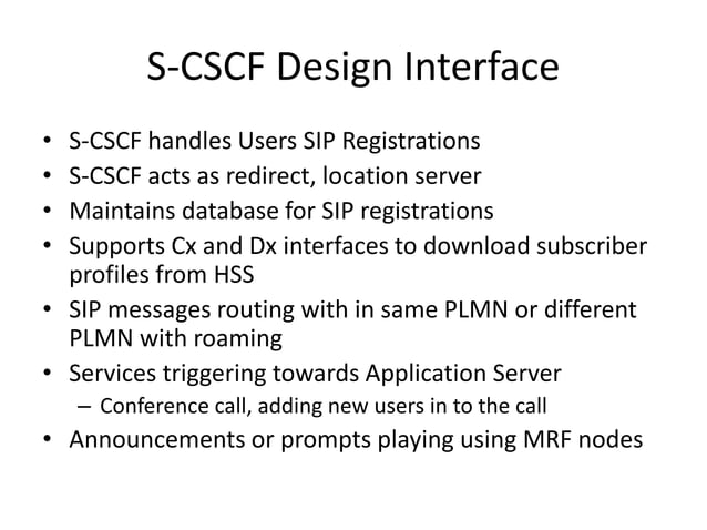 IP Multimedia Subsystem architecture overview | PDF | Internet | Computing