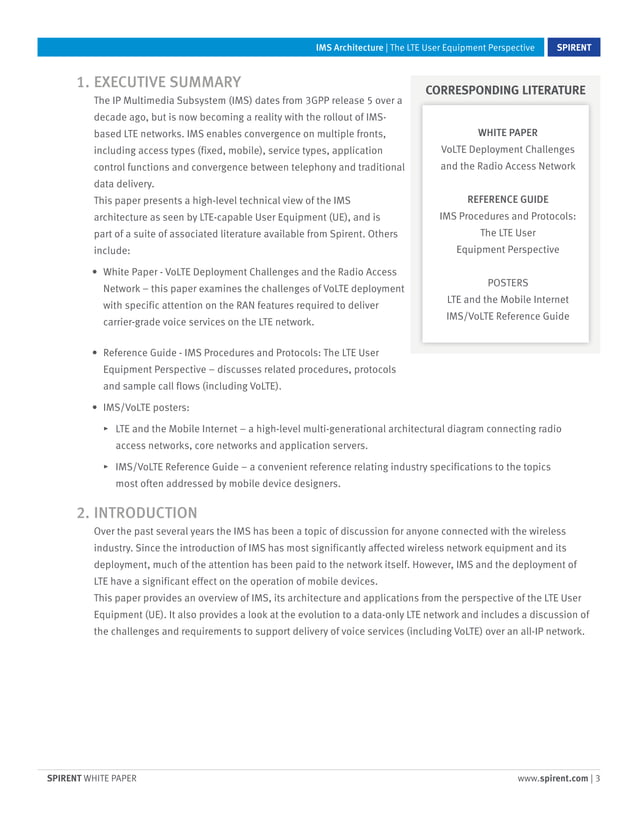 Ims architecture white_paper | PDF