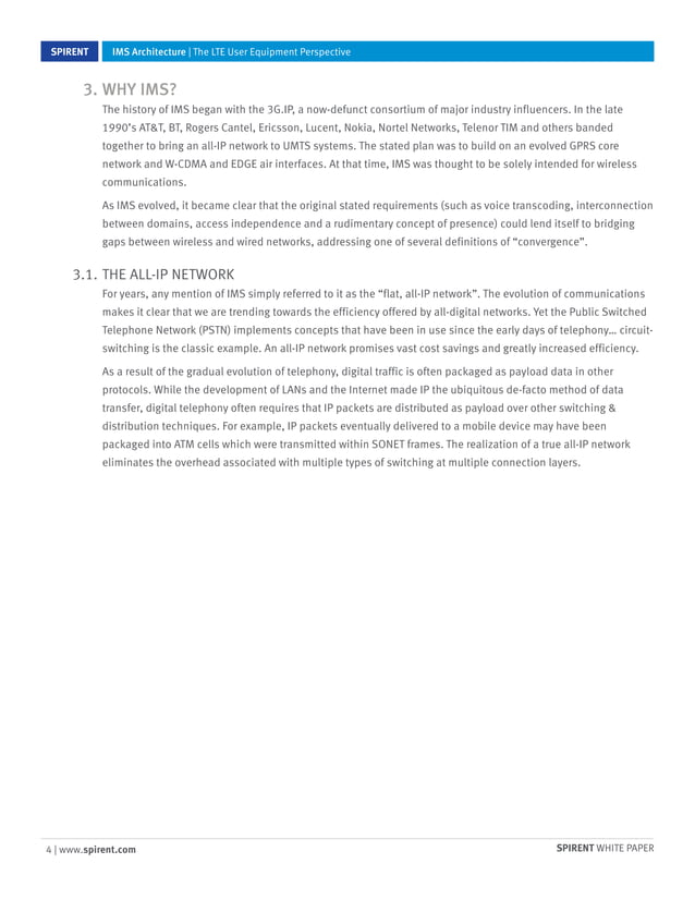 Ims architecture white_paper | PDF