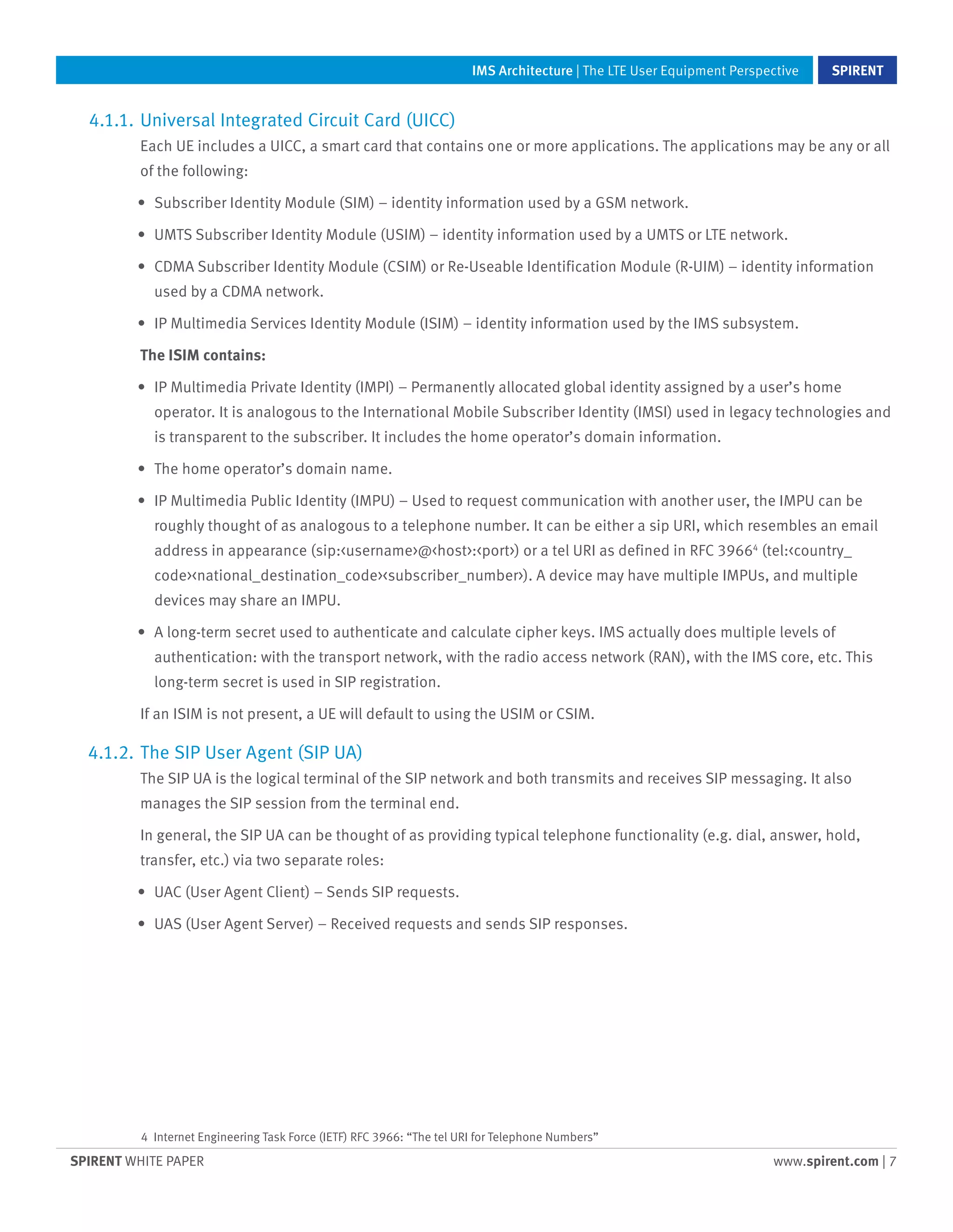Ims architecture white_paper | PDF