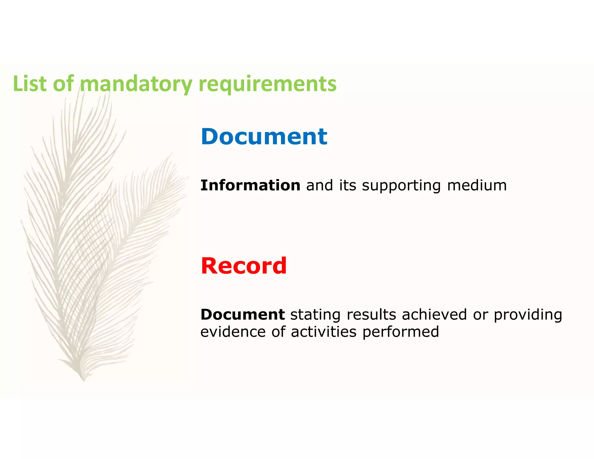 ISO 9001, 14001, 45001 (IMS) basics training material | PDF