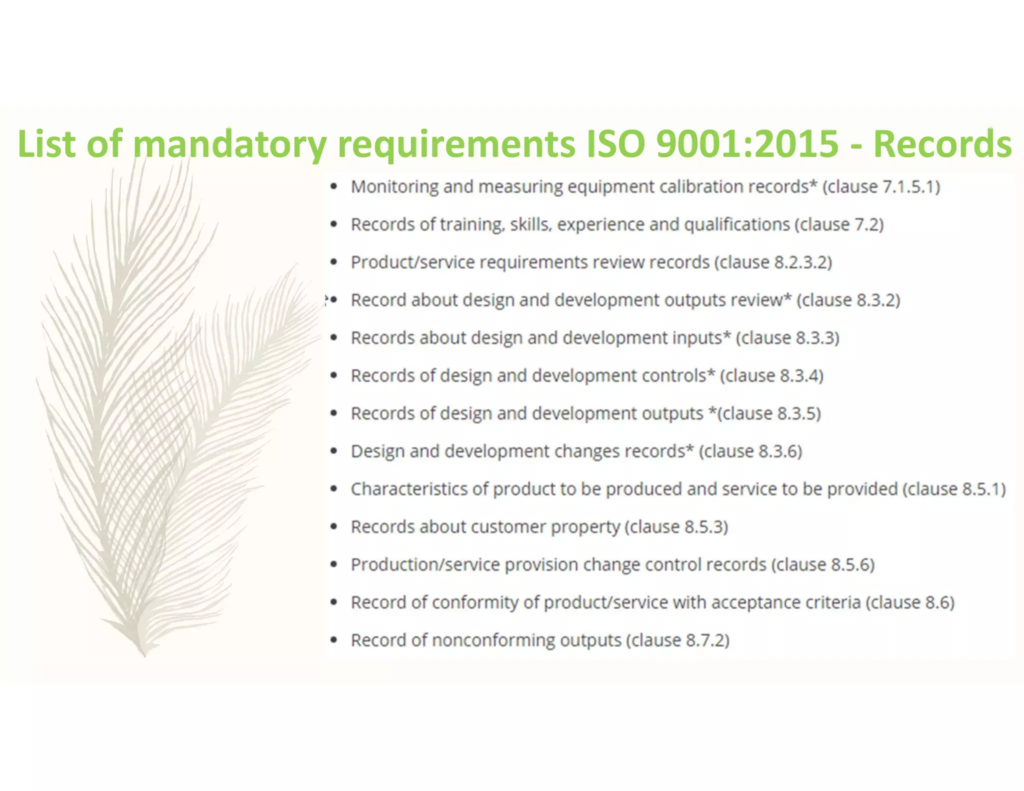 ISO 9001, 14001, 45001 (IMS) basics training material | PDF