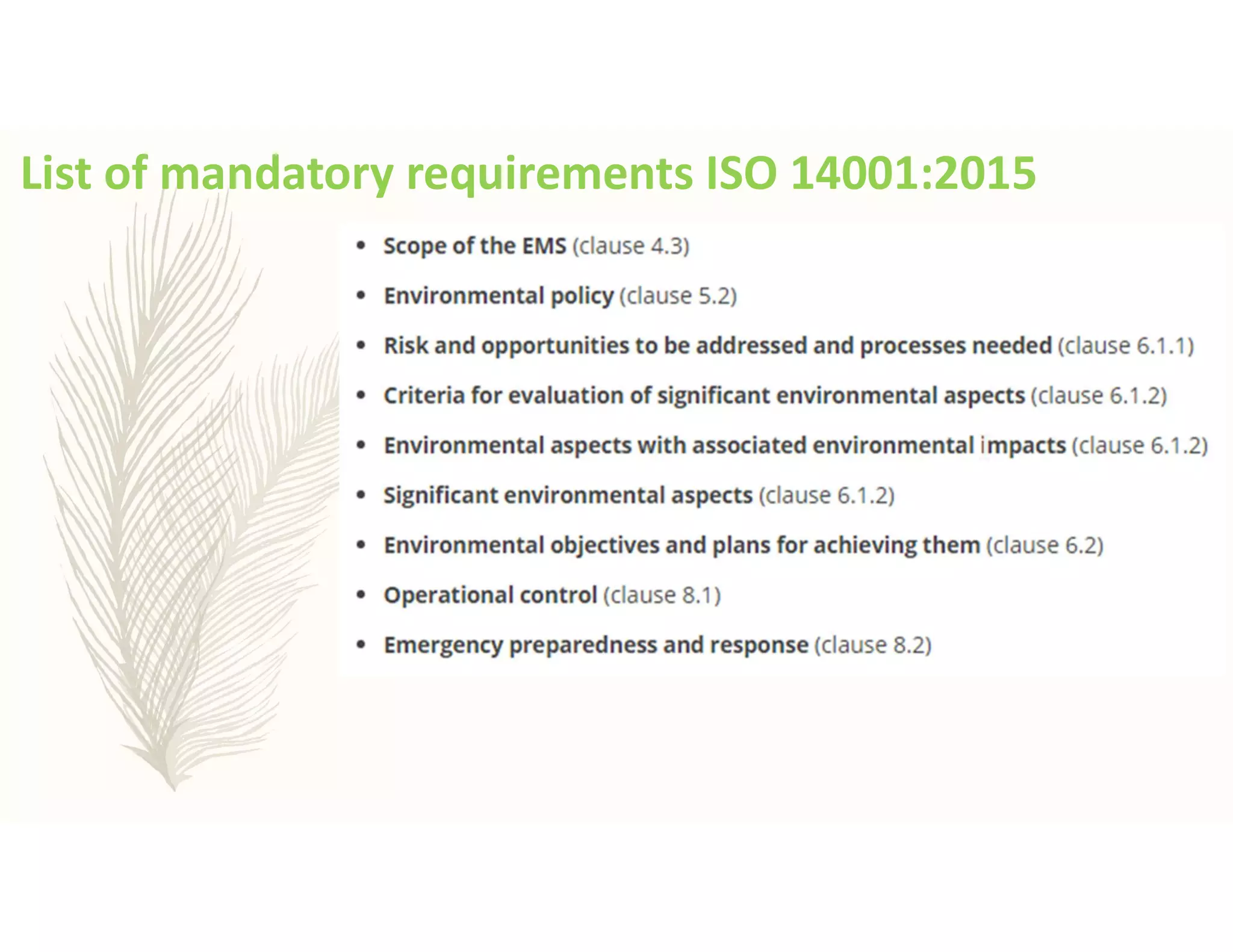 ISO 9001, 14001, 45001 (IMS) basics training material | PDF