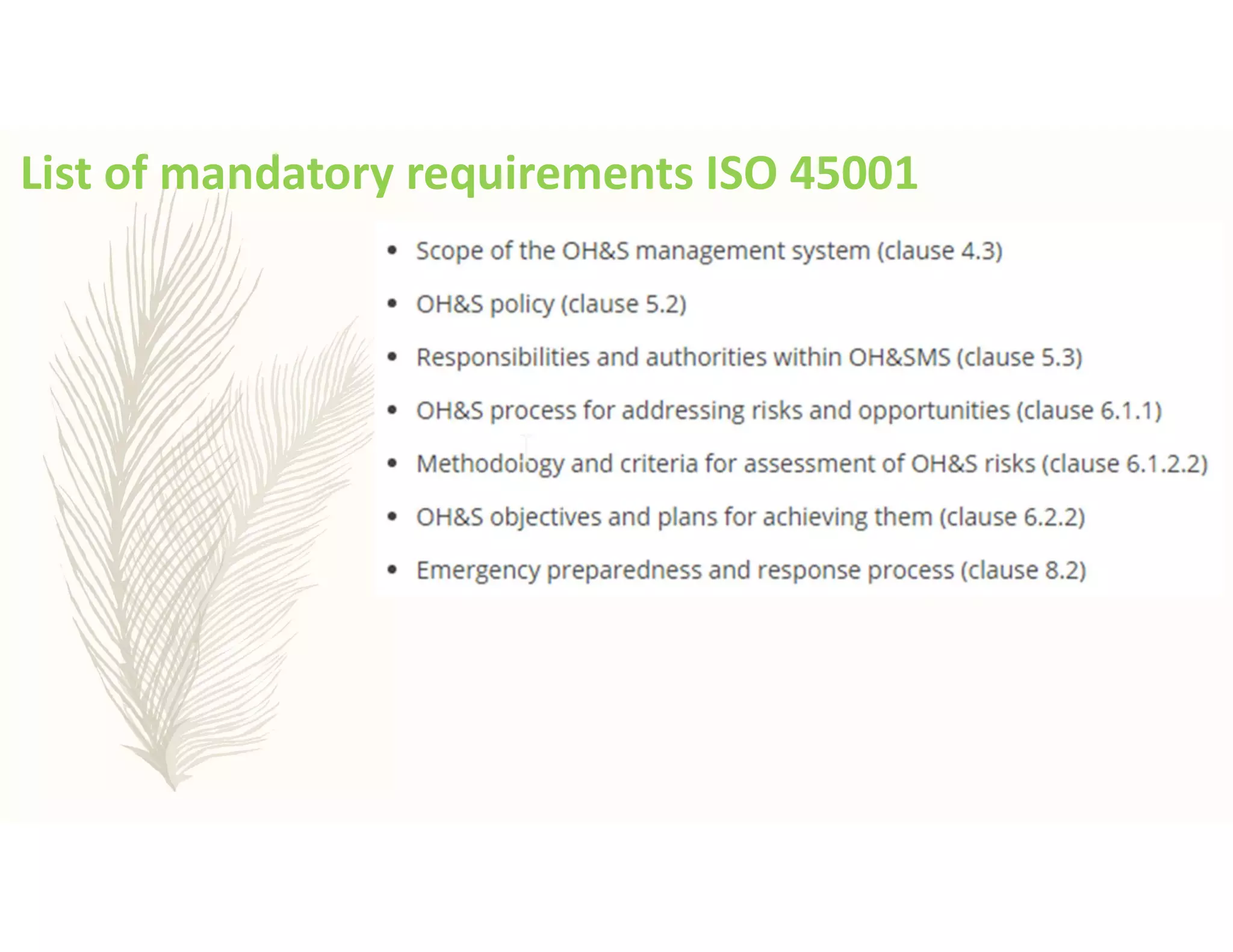 ISO 9001, 14001, 45001 (IMS) basics training material | PDF