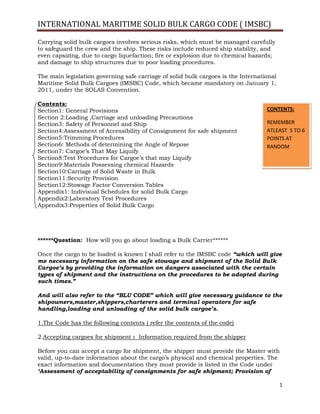 PDF) IMSBC Code –International Maritime Solid Bulk, 56% OFF