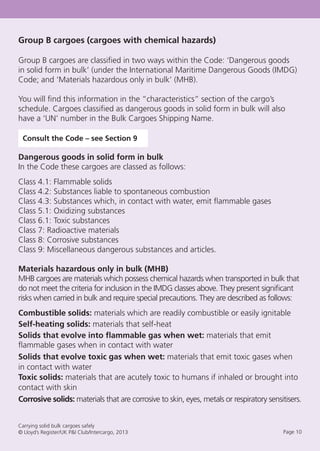 Imsbc code pocket guide | PDF