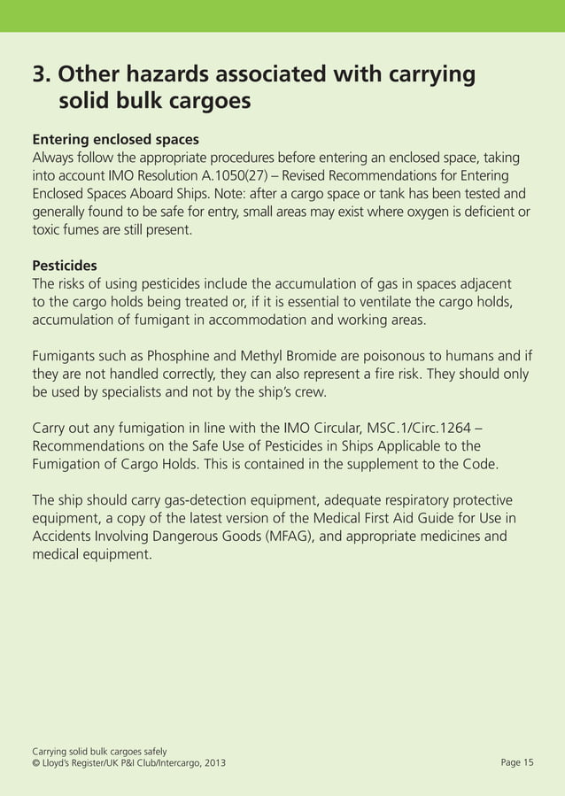 Imsbc code pocket guide | PDF