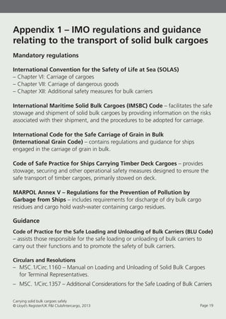 Imsbc code pocket guide | PDF