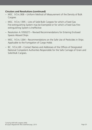 Imsbc code pocket guide | PDF