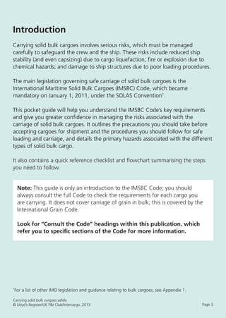 Imsbc code pocket guide | PDF