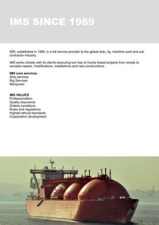 Ims brochure 2015 | PDF | Cruises | Travel Type