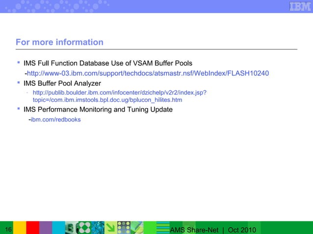 IMSBufferpool Tuning concept AMS presentation v01 | PPT