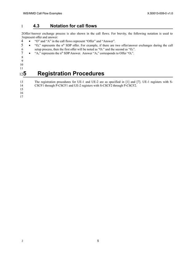 Ims call flow | DOC | Internet | Computing