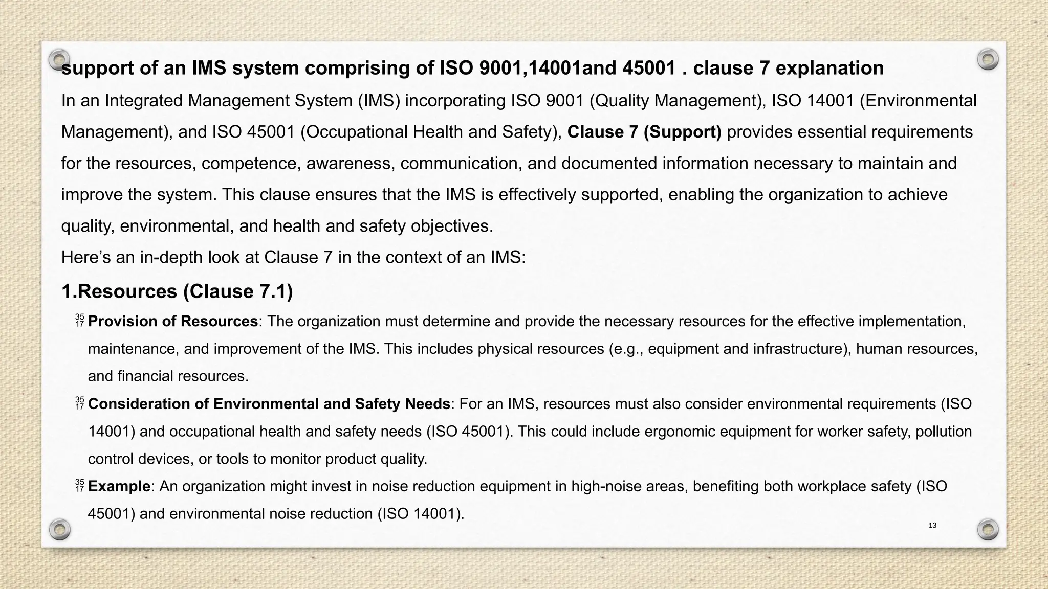 IMS CLAUSES EXPLAINED.pptxnyergrated management systems clauses | PPTX