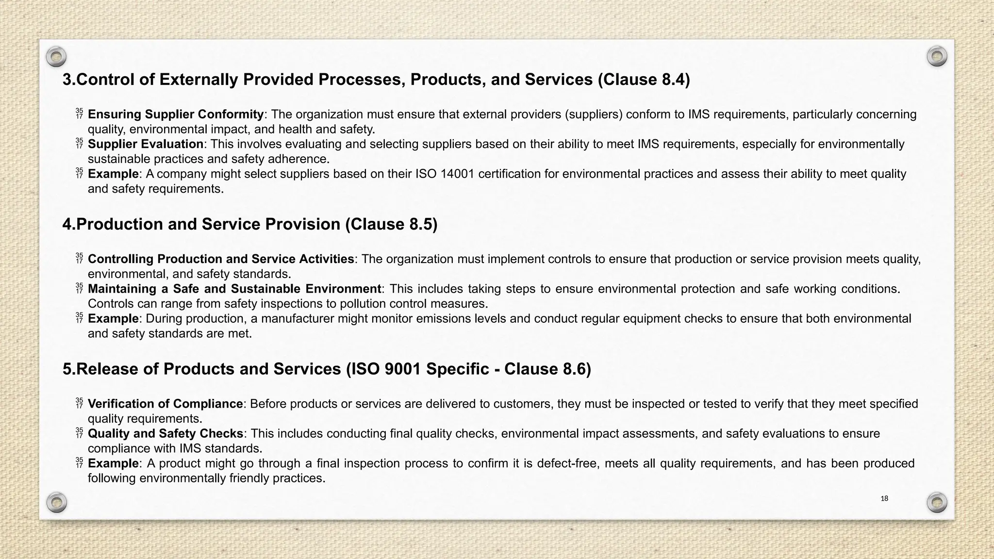 IMS CLAUSES EXPLAINED.pptxnyergrated management systems clauses | PPTX