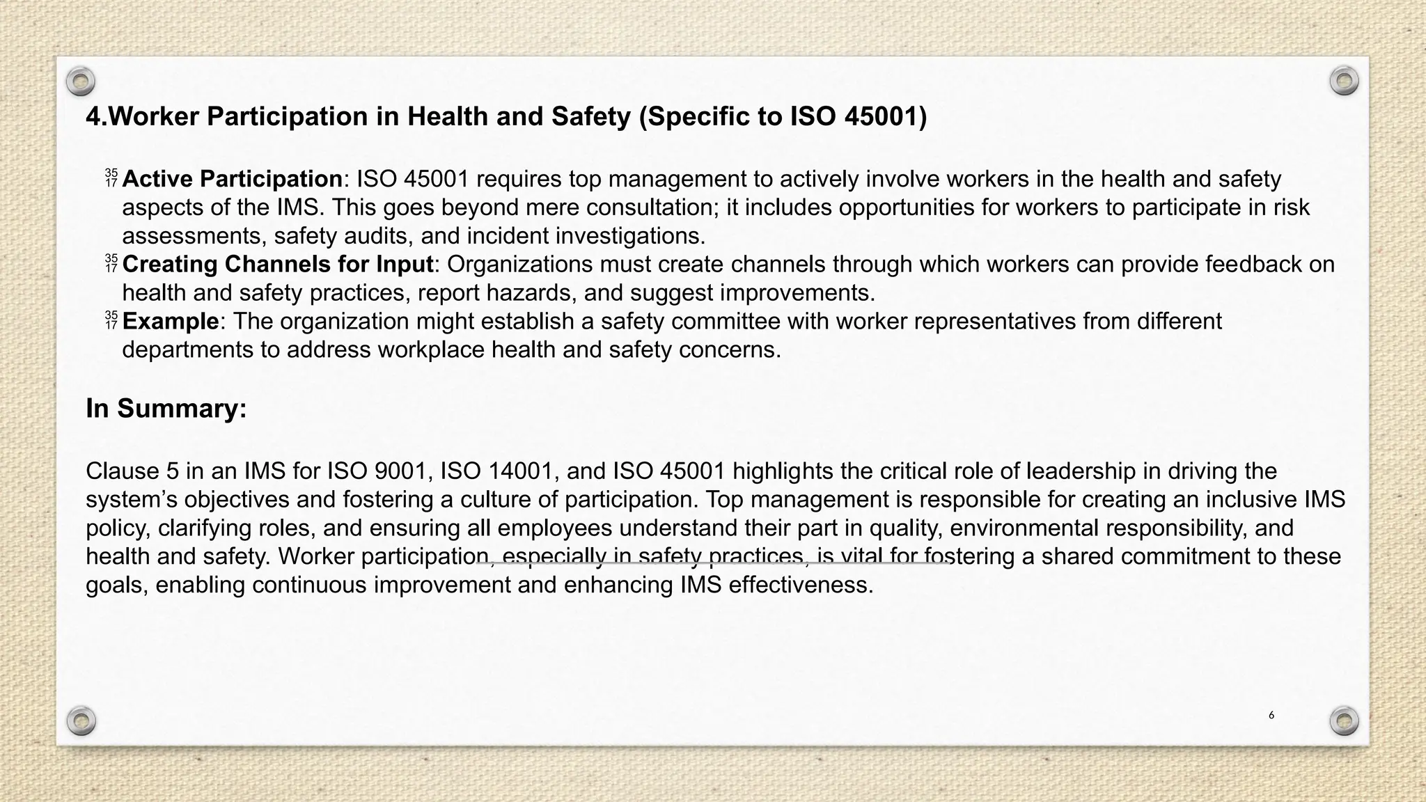 IMS CLAUSES EXPLAINED.pptxnyergrated management systems clauses | PPTX