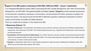 IMS CLAUSES EXPLAINED.pptxnyergrated management systems clauses | PPTX