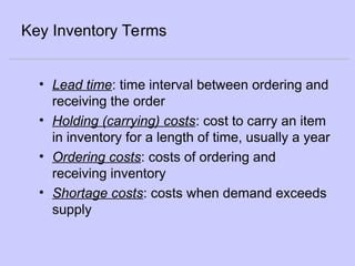 Tools and Techniques of Inventory Management and it's Importance | PPT