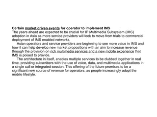 Ims Competitive Note | PPT