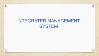 IClause by clause description of ISO 45001, ISO 14001and ISO 9001MS ...
