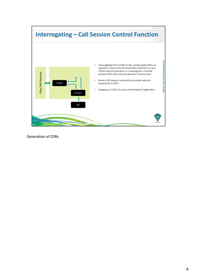 IMS Core Elements | PDF