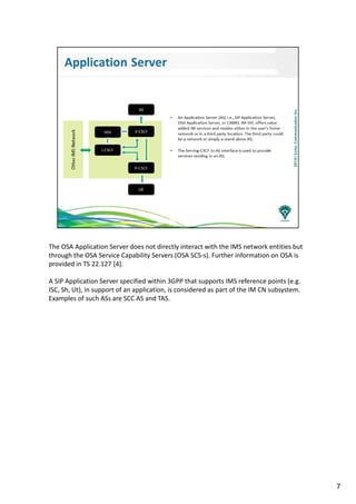 IMS Core Elements | PDF