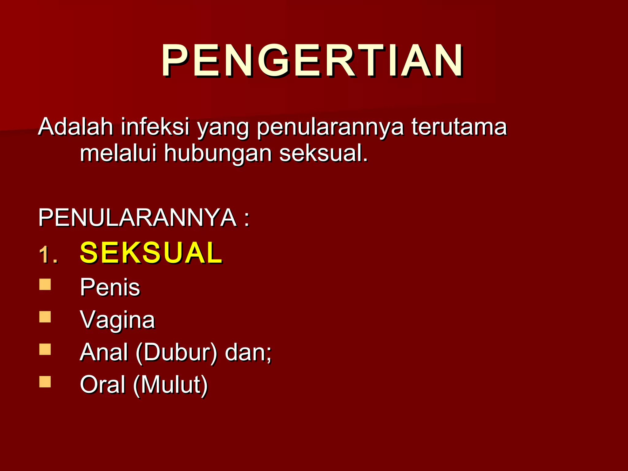 Infeksi Menular Seksual | PPT