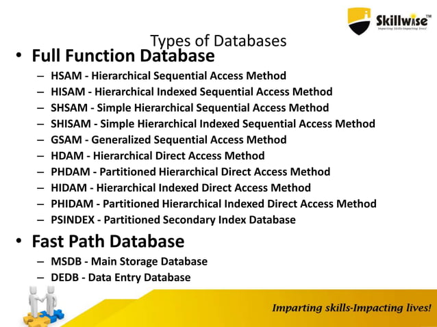 Skillwise-IMS DB | PPTX
