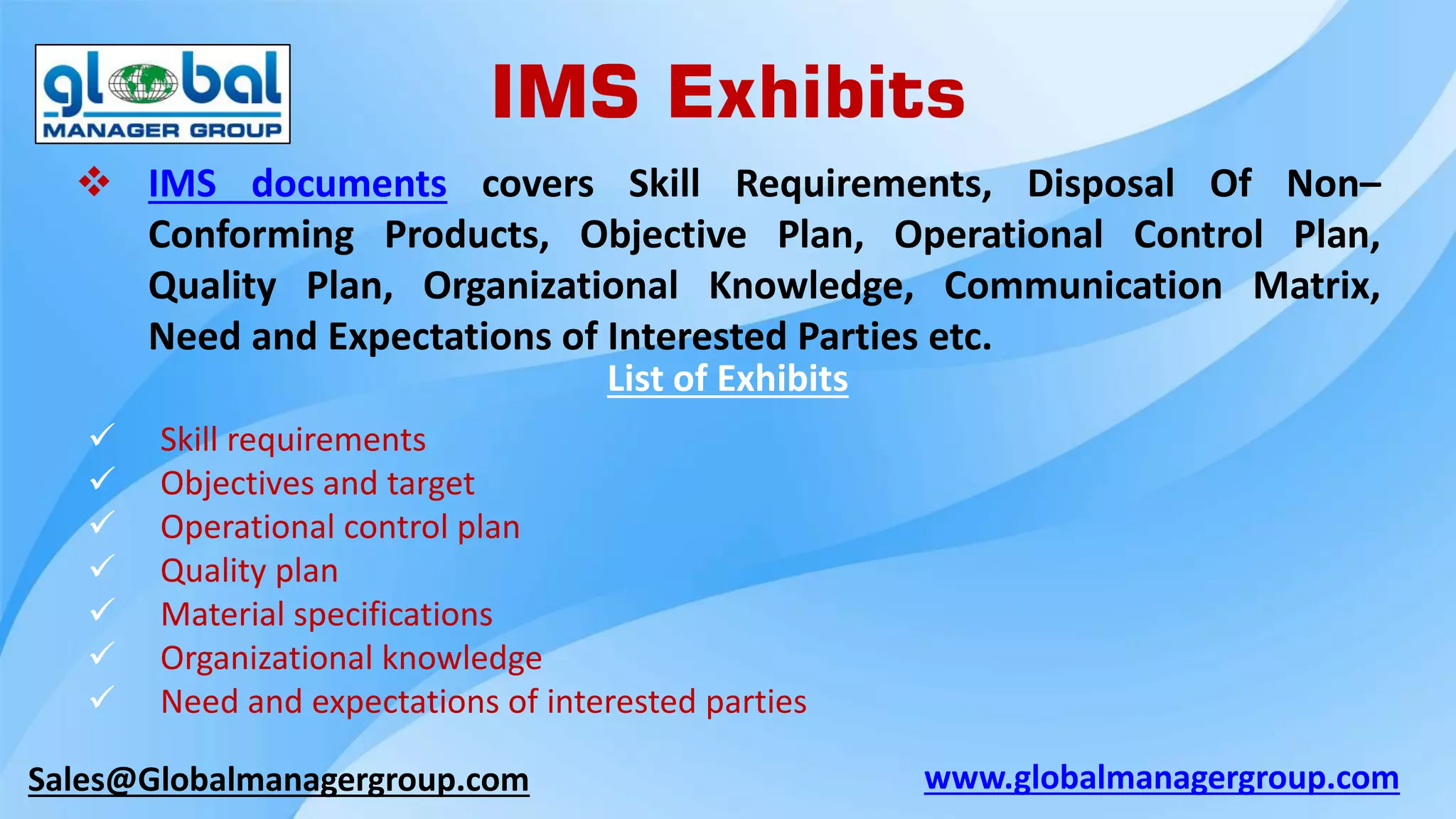 IMS Documentation Requirements As per ISO 9001,ISO 14001 and ISO 45001 | PDF