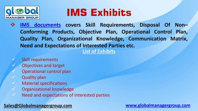 IMS Documentation Requirements As per ISO 9001,ISO 14001 and ISO 45001 | PDF | Business ...