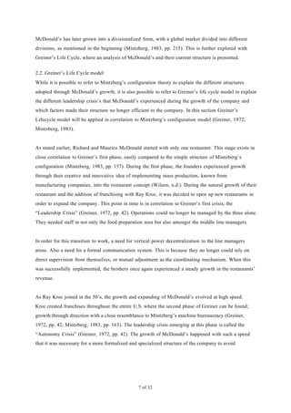 McDonalds Case Study(management) | PDF