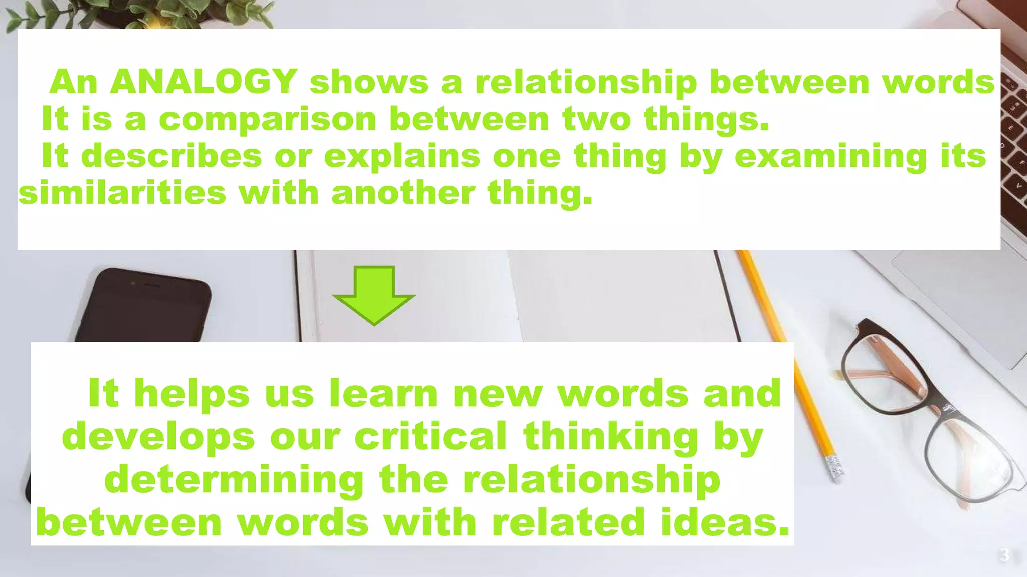 Ims g7 english-3days analogy | PPTX