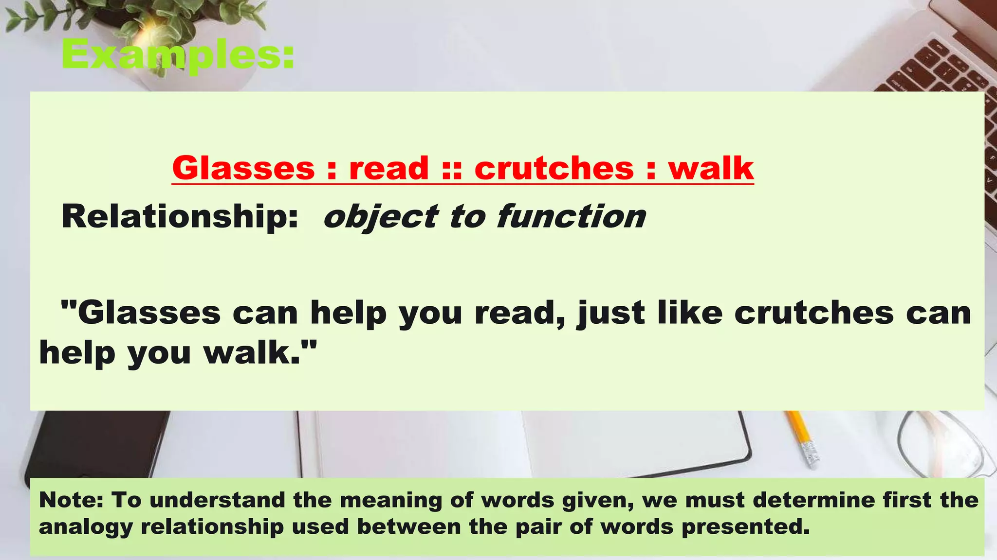 Ims g7 english-3days analogy | PPTX