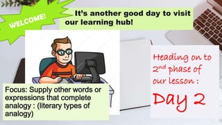 Ims g7 english-3days analogy | PPTX