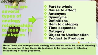 Ims g7 english-3days analogy | PPTX