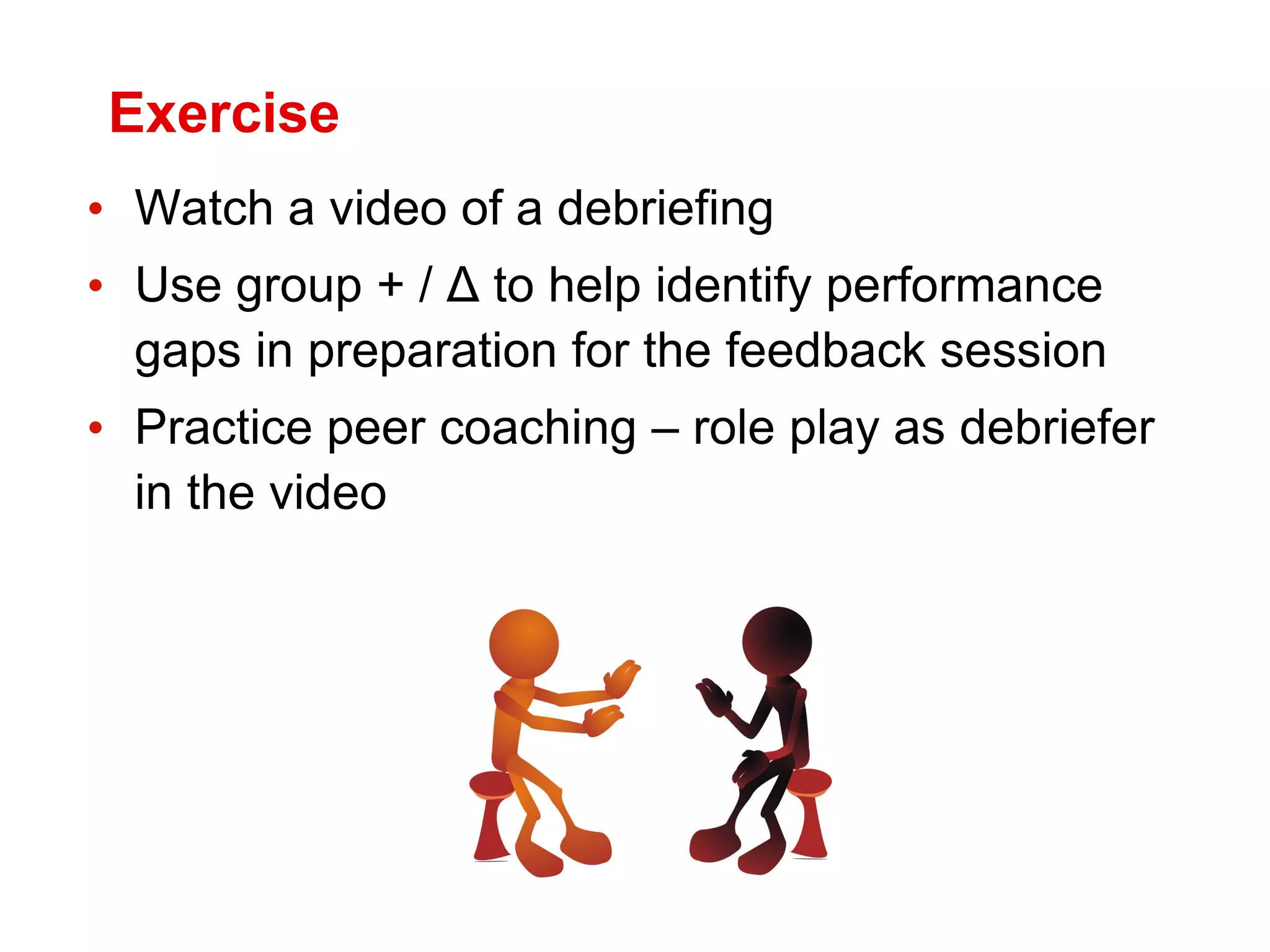 Peer coaching to improve debriefing skills for simulation-based ...