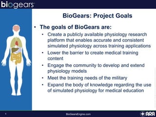 IMSH 2014: BioGears Conference Presentation | PPT