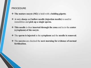 INTRACYTOPLASMIC MORPHOLOGICALLY SELECTED SPERM INJECTION (IMSI).pptx