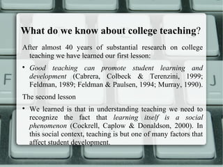 Im's in college teaching | POT