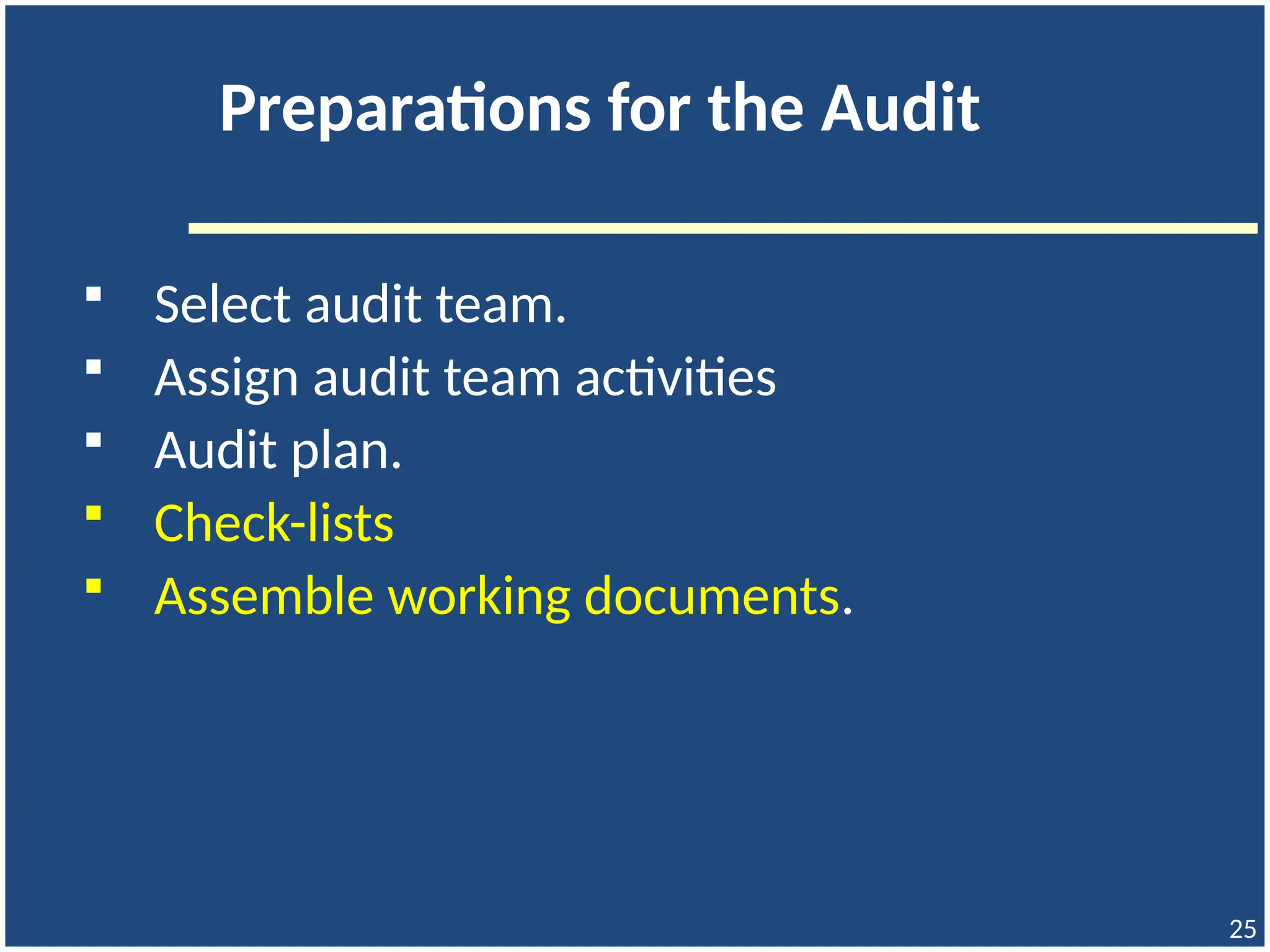 IMS INTERNAL AUDITPrinciples of internal audits, phases of audit ...