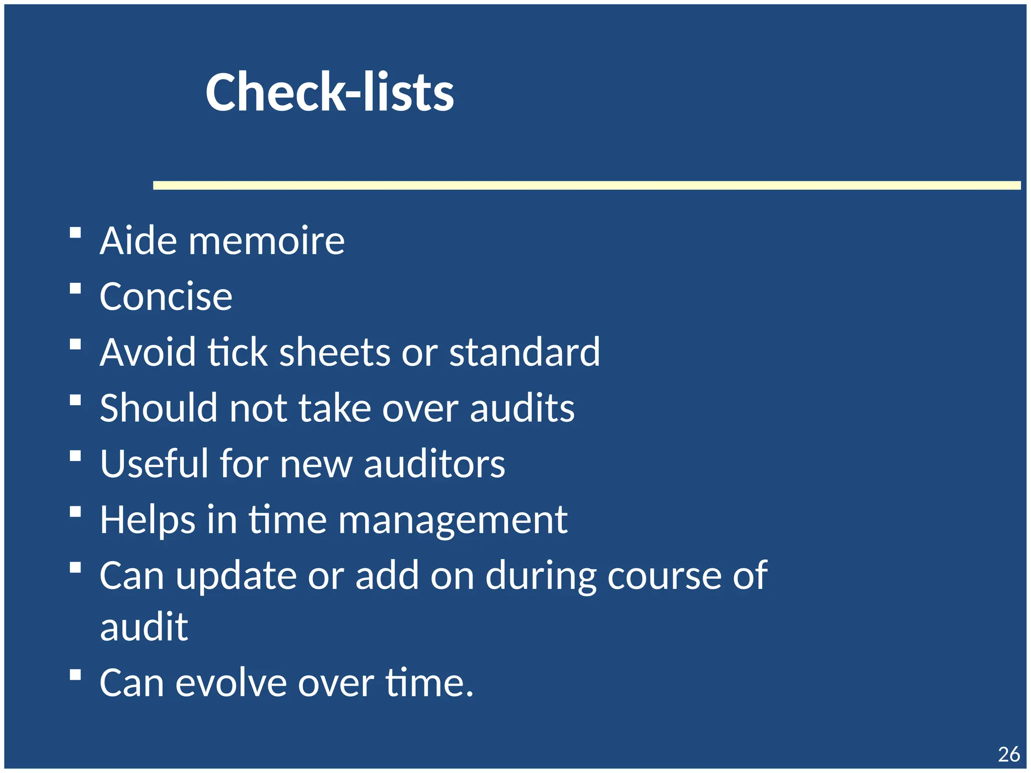 IMS INTERNAL AUDITPrinciples of internal audits, phases of audit ...